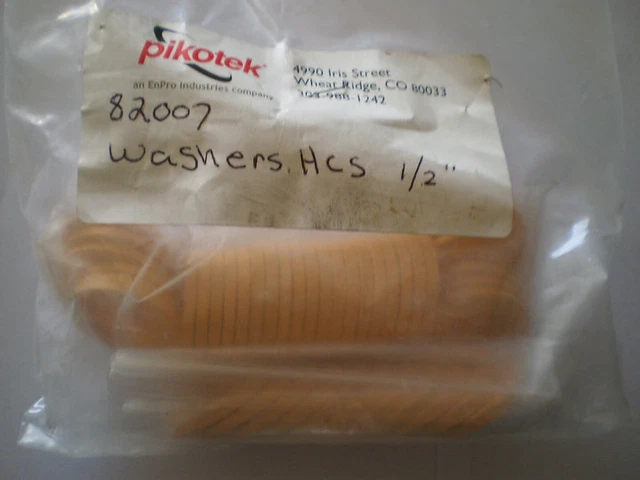 1/2& PIKOTEK HCS (Hardened Coated Steel) Isolation Washers x43 $23.95 ...