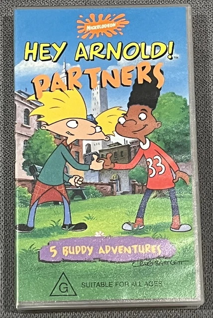 HEY ARNOLD! PARTNERS VHS PAL Video Tape Very Rare Nickelodeon $49.00 ...