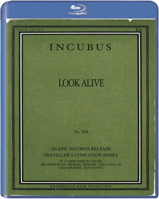 INCUBUS LOOK ALIVE Blu-Ray Music Video Concert Brand New Sealed UK ...