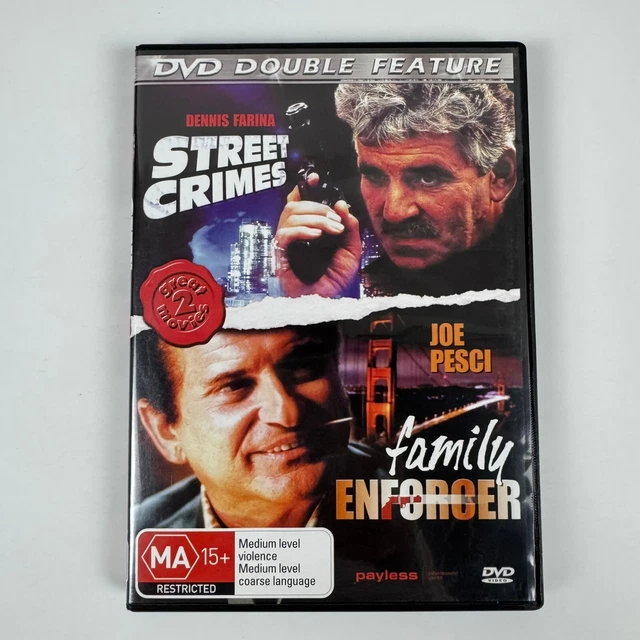 DOUBLE FEATURE - Street Crimes / Family Enforcer (DVD 1992) Dennis Farina Reg 0 $5.75 - PicClick AU