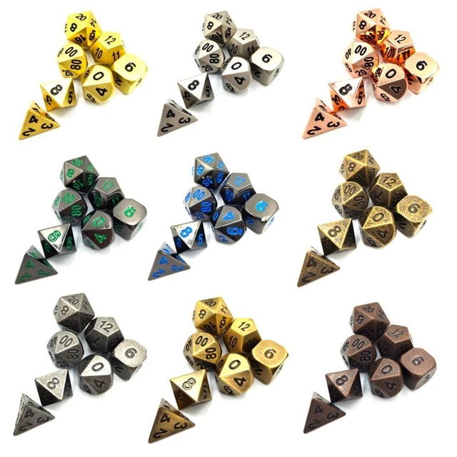 7PCS/SET TRPG COC DND Dice Polyhedral Tarot Game Party Toy Wizard Dice EUR 18,26 - PicClick FR