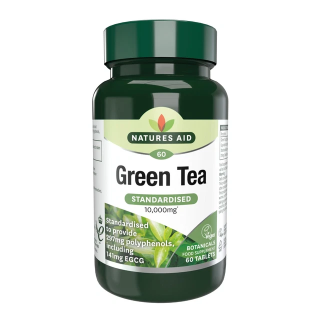 GREEN TEA 100MG High Strength Natural Supplement Supports Energy ...