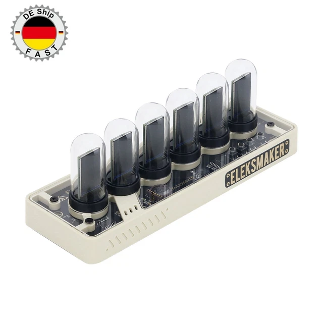 ELEKSMAKER IPS PR1 RGB Nixie Tube Clock with WiFi and Bluetooth ...