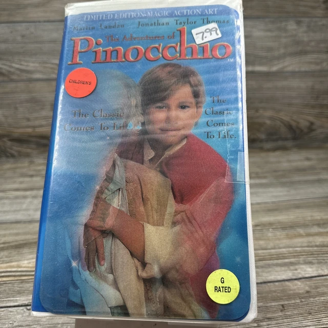 THE ADVENTURES OF Pinocchio VHS tape hologram cover, Martin Landau £1.73 - PicClick UK