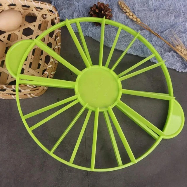 COUPE-GÂTEAU ROND PORTIONS égales 10/12 x diviseur gâteau pain tranche ...