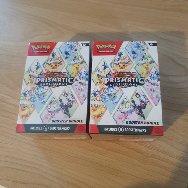 POKÉMON TCG SCARLET & Violet Prismatic Evolutions Booster Bundle | IN ...