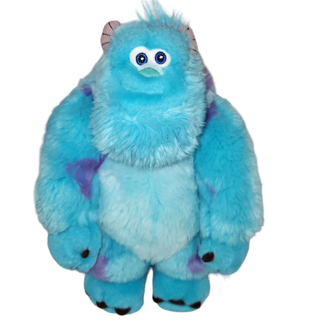 DISNEY STORE PIXAR Sulley Monsters Inc Plush Blue Stuffed Animal 11 ...