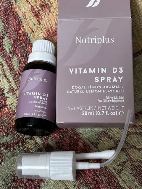 NUTRIPLUS VITAMIN D3 Spray, a lemon-flavored food supplement. £9.47 ...