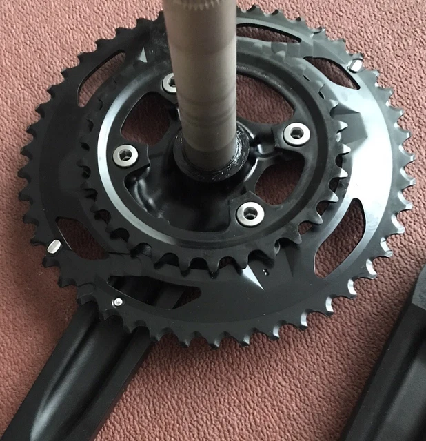 SHIMANO GRX (FC-RX600) Hollowtech II chainset 10spd 46/30 175mm, NEW £ ...