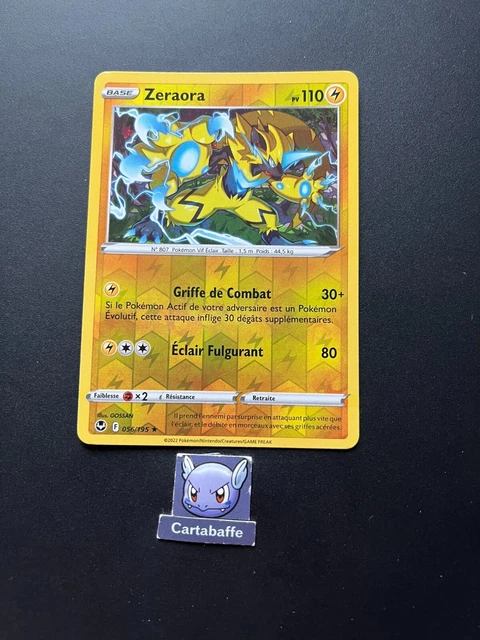 CARTE POKÉMON ZERAORA 056/195 Reverse EB12 Tempête Argentée NEUF EUR 2,85 - PicClick FR