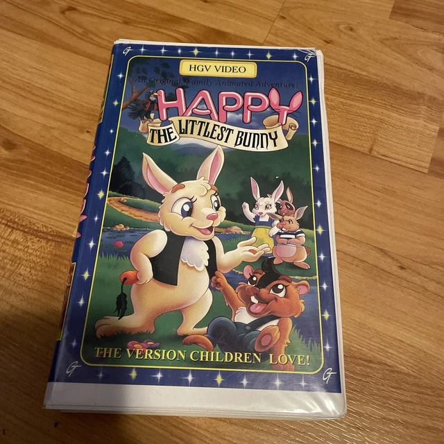 HAPPY THE LITTLEST Bunny VHS Tape Goodtimes Kids Cartoon HGV Video $10. ...