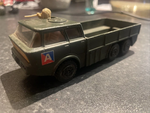 VINTAGE MATCHBOX BATTLE Kings K116 Artillery Truck Rare Diecast Model ...