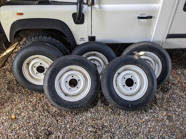 LAND ROVER DEFENDER Steel Wheels / Tyres £156.00 - PicClick UK