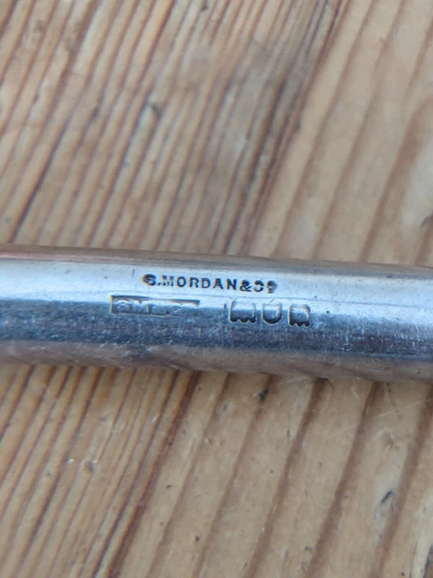ANTIQUE SAMSON MORDON Solid Silver Pipe Tool Chain Hallmarked Dunhill ...