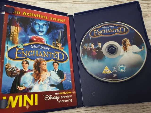 ENCHANTED DVD (2008) Disney Live-Action Musical Romance Comedy Movie ...