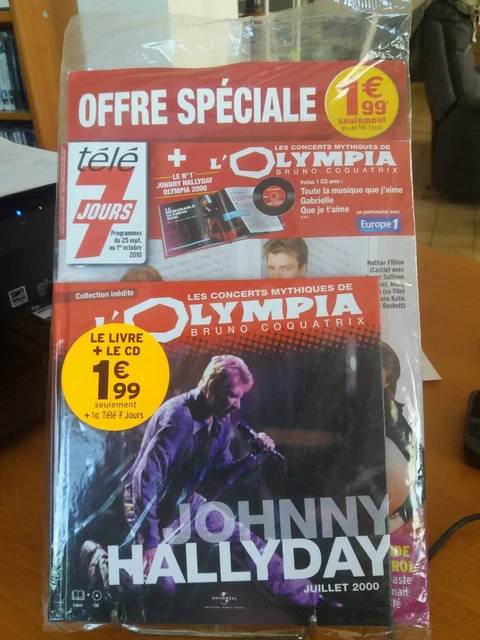 MAGAZINE JOHNNY HALLYDAY - Olympia juillet 2000 (Neuf sous blister ...