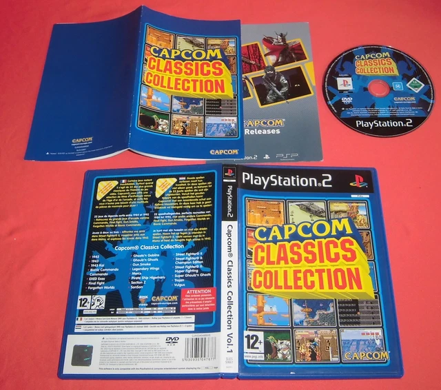 PLAYSTATION PS2 CAPCOM Classics Collection [PAL FR] Pink Silver *JRF ...