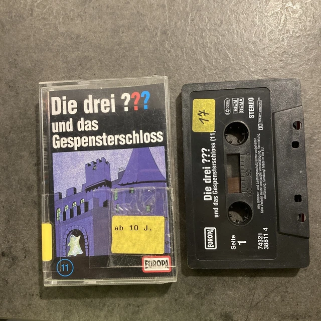 DIE DREI ??? Fragezeichen 11 und das Gespensterschloss MC Kassette ...