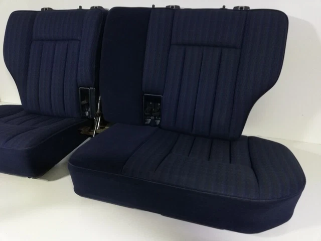 ORIGINAL MERCEDES W124 station wagon T-model rear seat fabric blue set ...