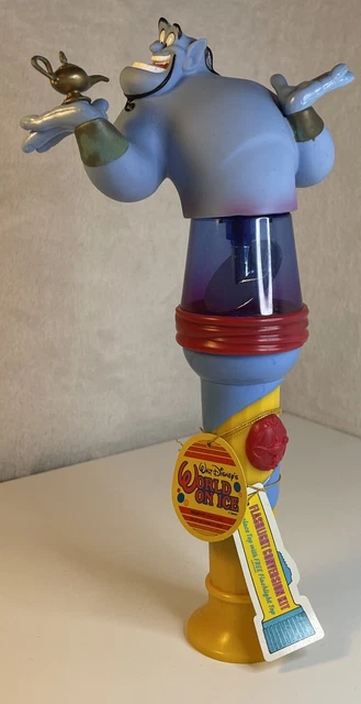 VINTAGE 1993 WALT Disney World on Ice Aladdin Genie Spinning Flashlight ...