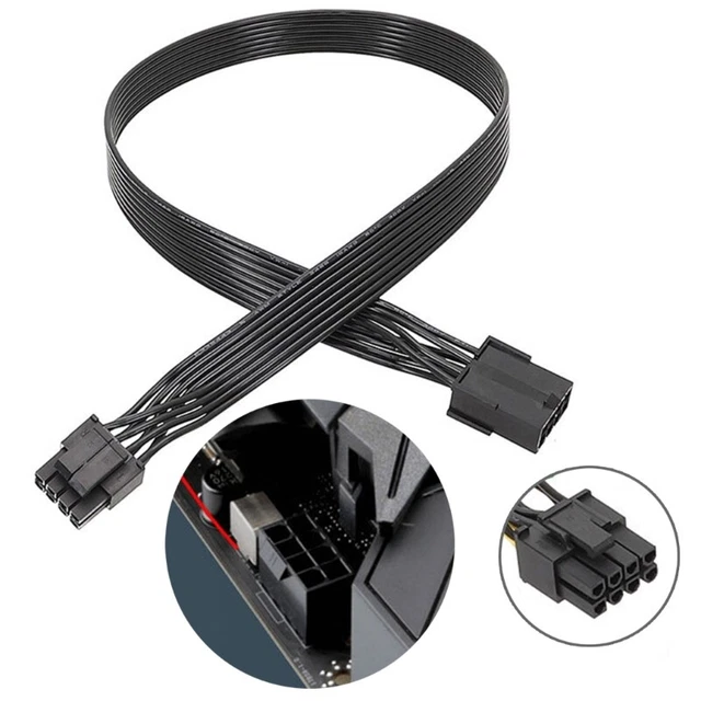 6PIN 8PIN FEMALE To 8pin Male Expansion Cable PCIE 6P 8P To 8P ...