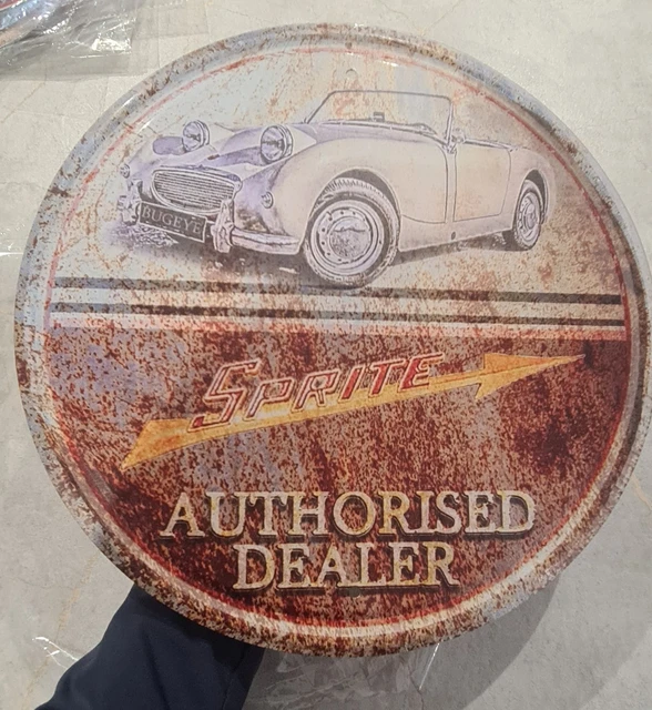 AUSTIN HEALEY BUGEYE Frogeye Sprite Vintage Look Automobile Metal Sign ...