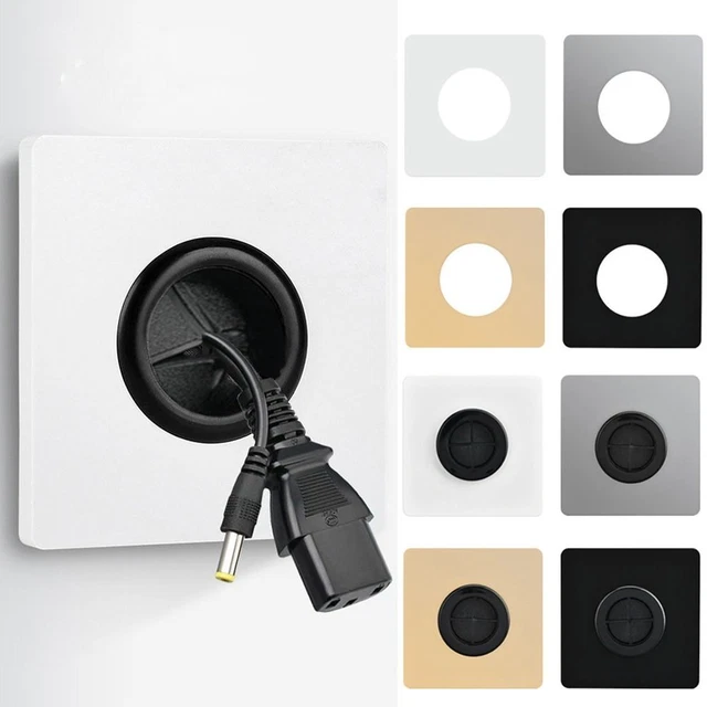 86TYPE CABLE SOCKET Panel With Rubber Pad Cable Cover Decorative Cover ...