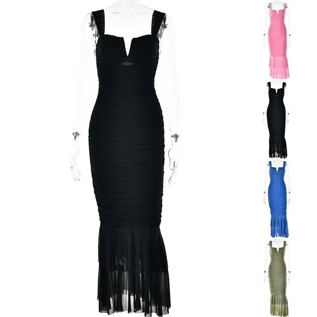 ROBE LONGUE SANS manches sans dos l gante corset vert maxi robe sans manches EUR 41,65 - PicClick FR