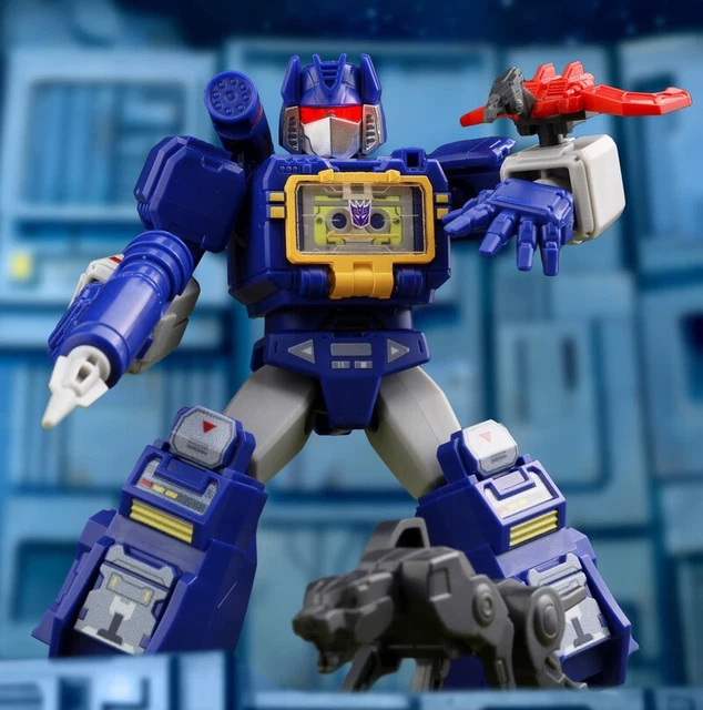 BLOKEES TRANSFORMERS SHINING Version 2nd Soundwave Model Kit Figure LED ...