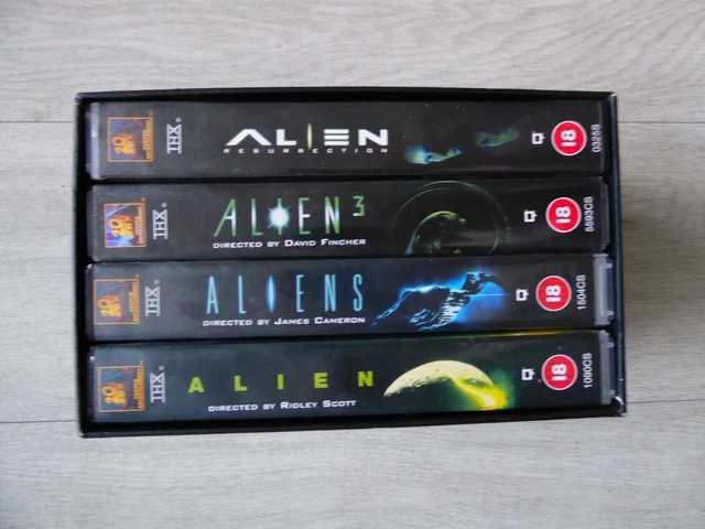 COFFRET VHS ALIEN SAGA (tous testés) ALIEN, ALIENS, ALIEN 3, ALIEN ...