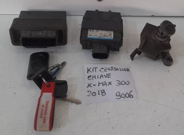 CENTRALINA ECU KIT Contatto Chiave Yamaha Xmax 300 2018 2019 2020 Vedi ...
