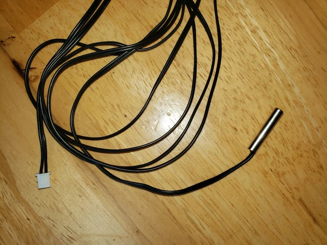 NTC 10K OHM Thermistor Temperature Sensor Cylinder Probe 6 ft Wire EUR ...