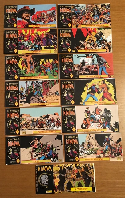 IL RITORNO DI Kinowa - Serie Completa n° 12 strisce + Albo striscia ...