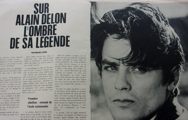 COUPURE DE PRESSE Clipping 1968 Alain Delon (8 pages) EUR 5,00 - PicClick FR