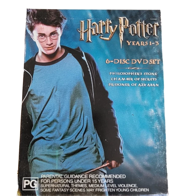 HARRY POTTER YEARS 1-3 6 Disc DVD Box Set Free Tracked Postage EUR 26 ...