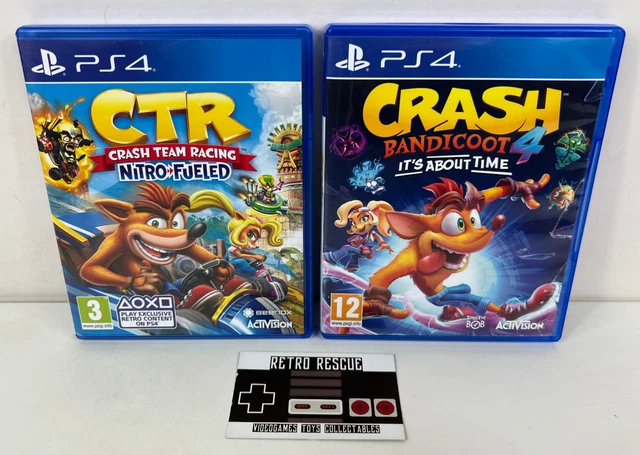 CRASH BANDICOOT 4 Time Team Racing CTR Nitro Fueled PS4 PlayStation 4 ...