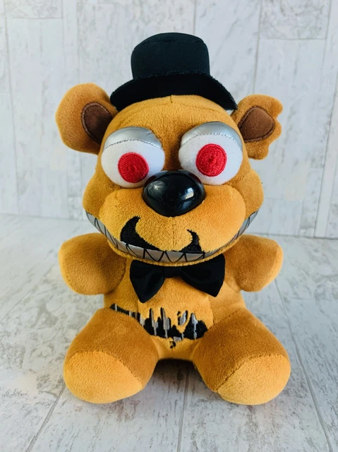 FIVE NIGHTS AT Freddys Nightmare Freddy Fazbear 8” Stuffed Plush Bear ...