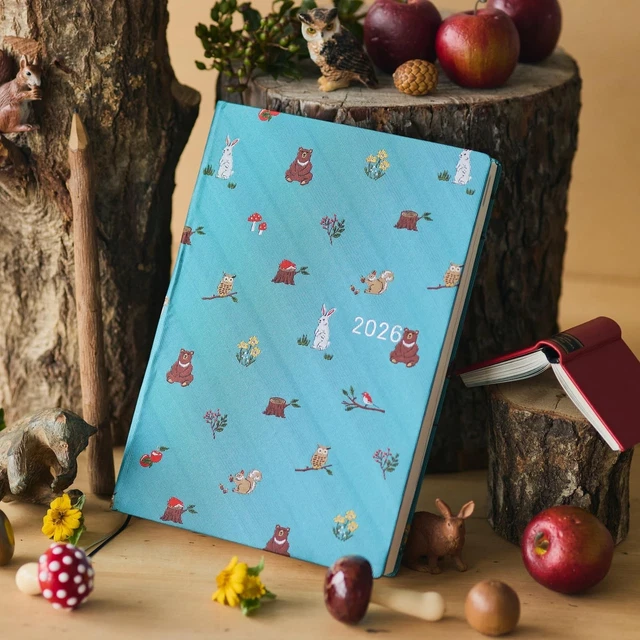 HOBONICHI TECHO 2026 Bow & Tie HON in the forest A5 SIze English ver ...