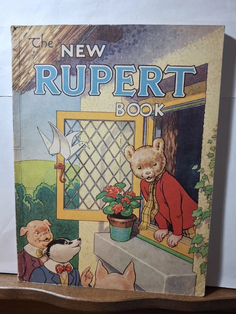 RARE VINTAGE 1946 The New Rupert Book Soft Cover Annual Daily Express £ ...