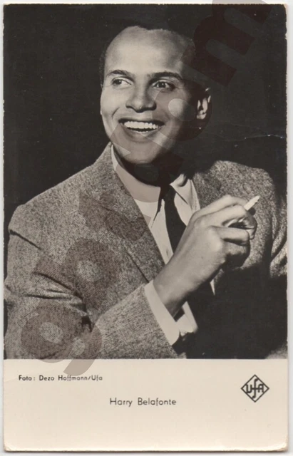 CPSM DE HARRY BELAFONTE * Harold George Bellanfanti * photo Dezo ...