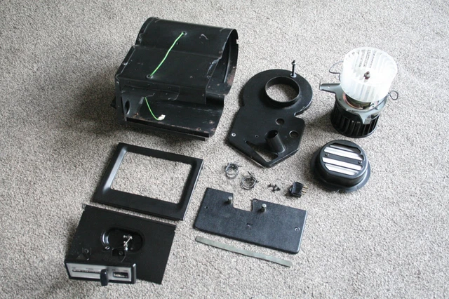 CLASSIC AUSTIN MINI Cockpit Heater Components Bundle Used See ...