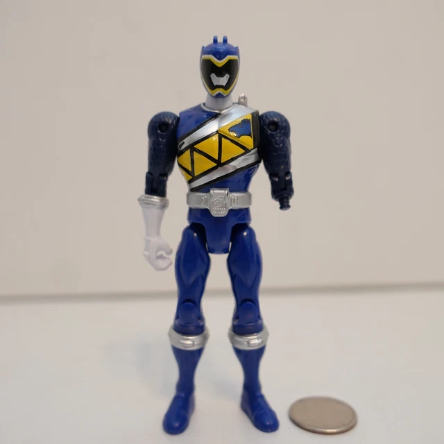 POWER RANGERS DINO Charge Blue Ranger Figure 6” Bandai 2014 NO HAND ...