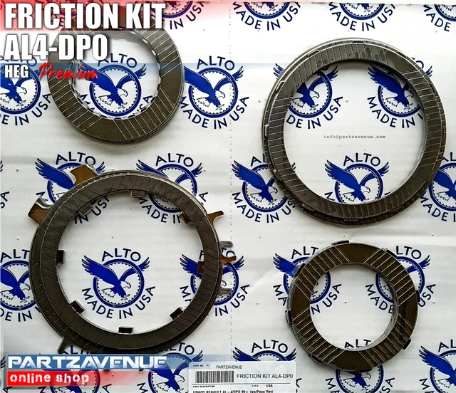 DP0 AL4 DPO Gearbox clutch pack Friction Steel KIT - USA Premium KIT £ ...