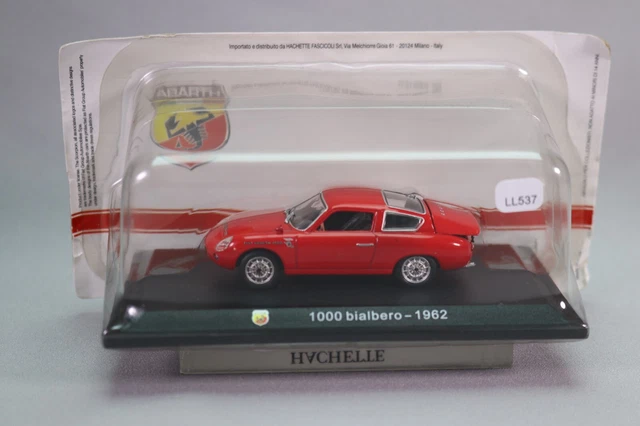 LL537 HACHETTE COLLECTION Abarth 01 1:43 1/43 Voiture 1000 Bialbero ...