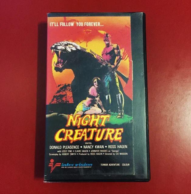 NIGHT CREATURE VHS INTERVISION cult 70s horror adventure psychotronic ...