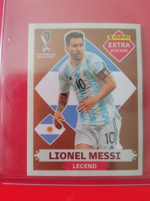 FIFA QATAR 2022 SANDWICHES ~ Lionel MESSI BRONZE EXTRA STICKER Legend ...