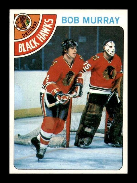 1978-79 TOPPS BOB Murray #89 Chicago faucons noirs comme neuf ou mieux ...