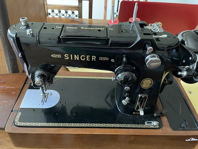ANTIQUE SINGER 319K Heavy Duty / Semi Industrial Swing Arm Sewing ...