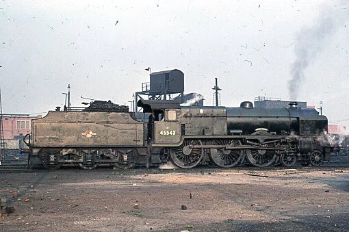 ORIGINAL COLOUR SLIDE of 45543 LMR Patriot steam loco £5.99 - PicClick UK