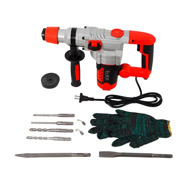 2200W ELECTRIC BREAKER Jackhammer Concrete Demolition Hammer Jack Drill ...